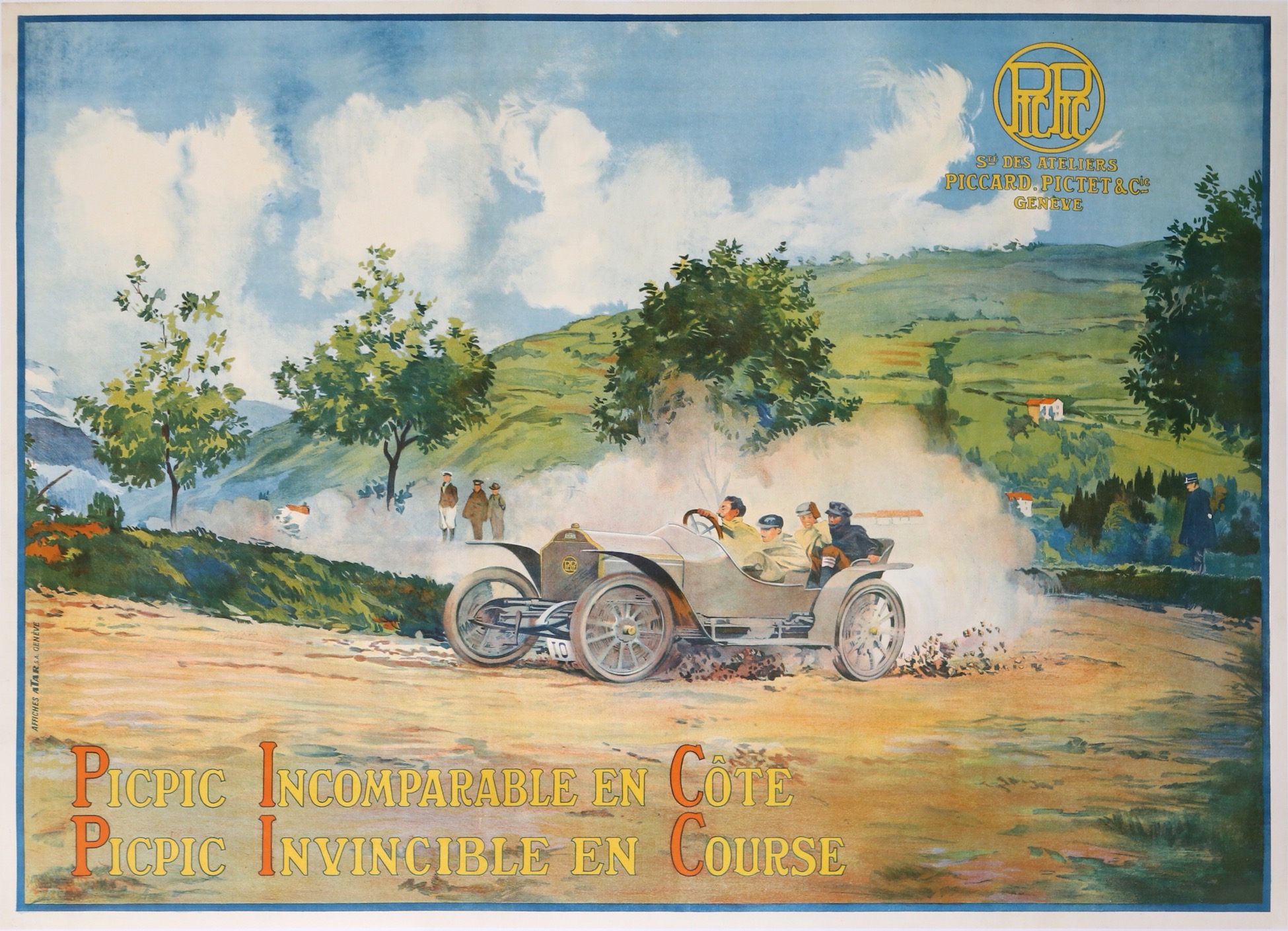 SOLD !! -----AUTOMOBILES PICPIC PICCARD-PICTET Genève Suisse ANONYME ANON