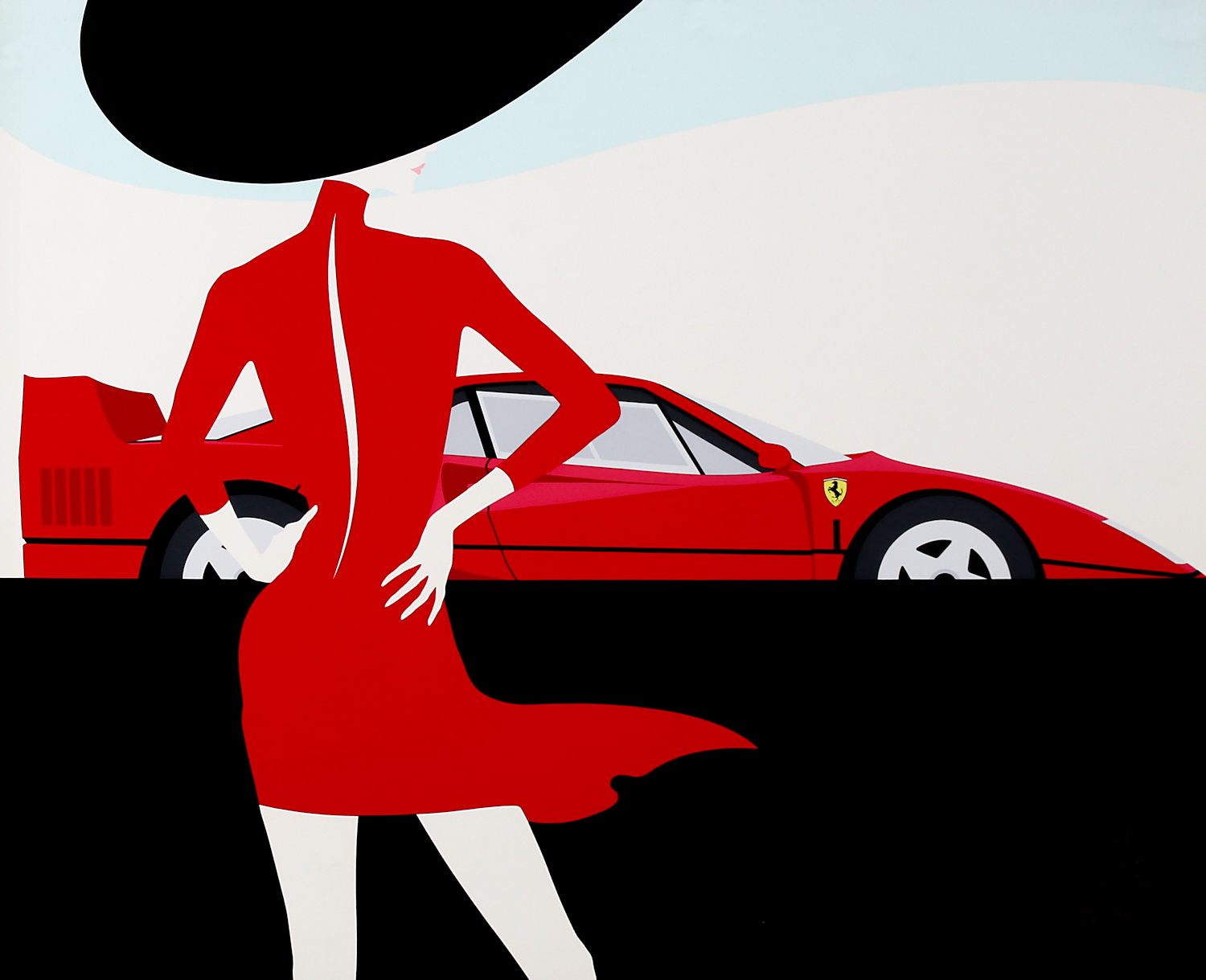 LADY FERRARI F40 DALLA COSTA AMLETO